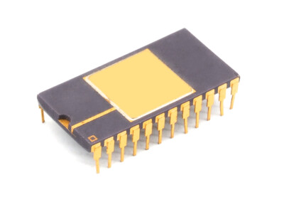 Mostek Mk36211p Cdip-24 Ceramic Ic Microchip Gold Circuit Vintage 1980 ...