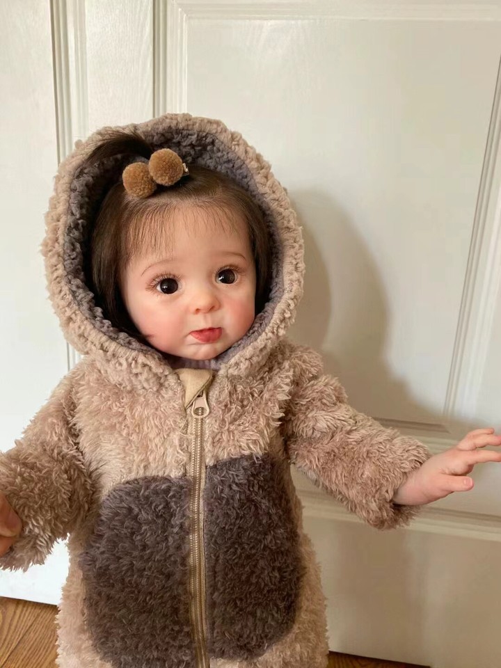 24" Reborn Doll Kit Adelaide Toddler Unfinished Blank Parts DIY Fresh ...