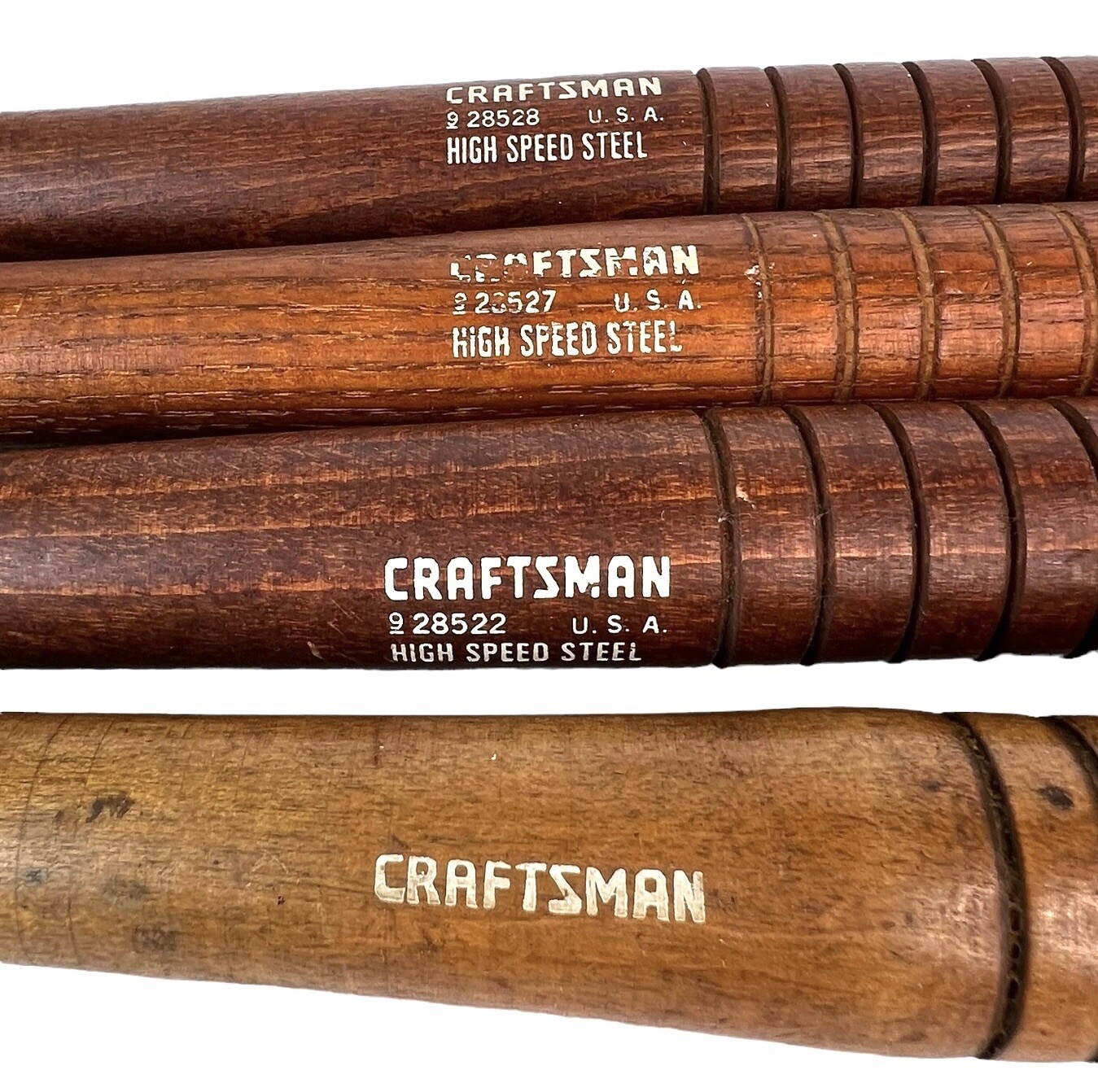 Lot Of 4 Vtg Craftsman Wood Lathe Turning Chisel Tools 1 No Number 1 ...