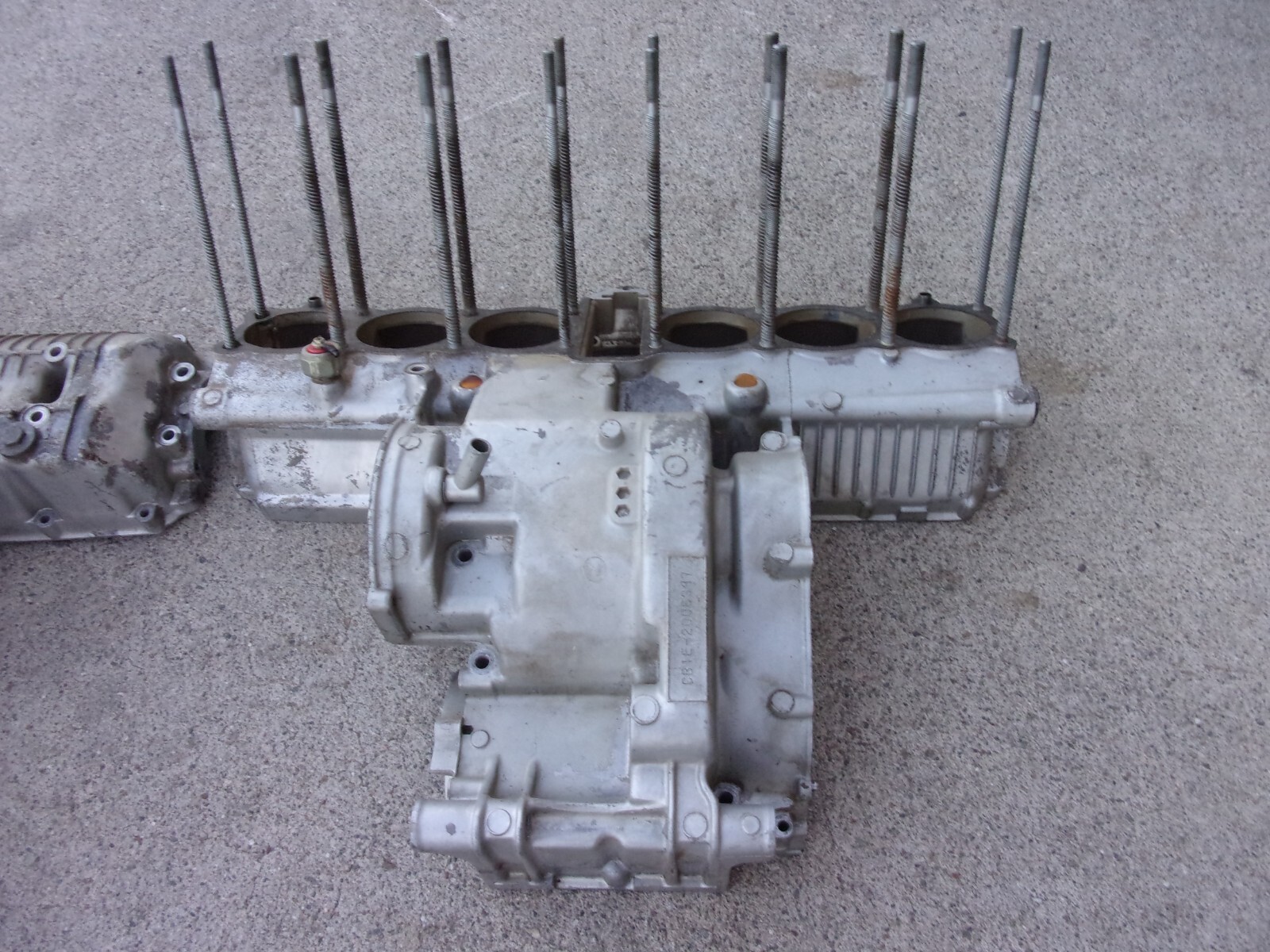 1979 HONDA CBX1000 SUPER SPORT OEM CRANKCASE ENGINE CASE SET FITS: 79 ...