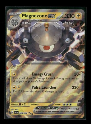 Magnezone ex 065/198 Scarlet & Violet Base Set Double Rare HOLO Pokemon ...
