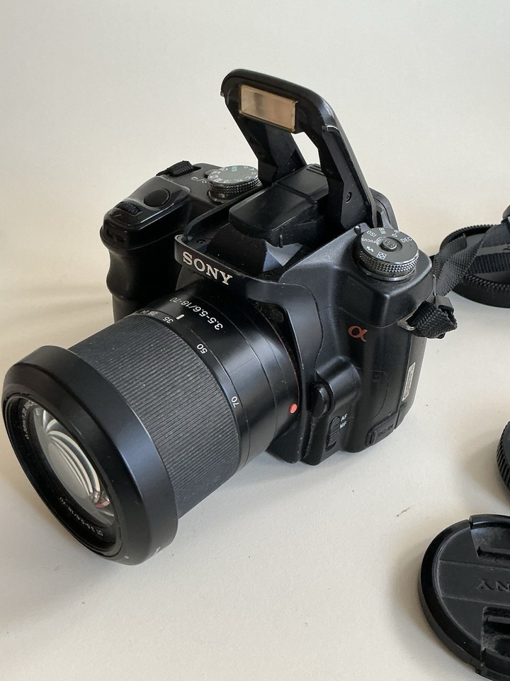 Sony Alpha 100 Digital SLR Camera With 18-70mm Zoom Lens F3.5 - 5.6 | eBay
