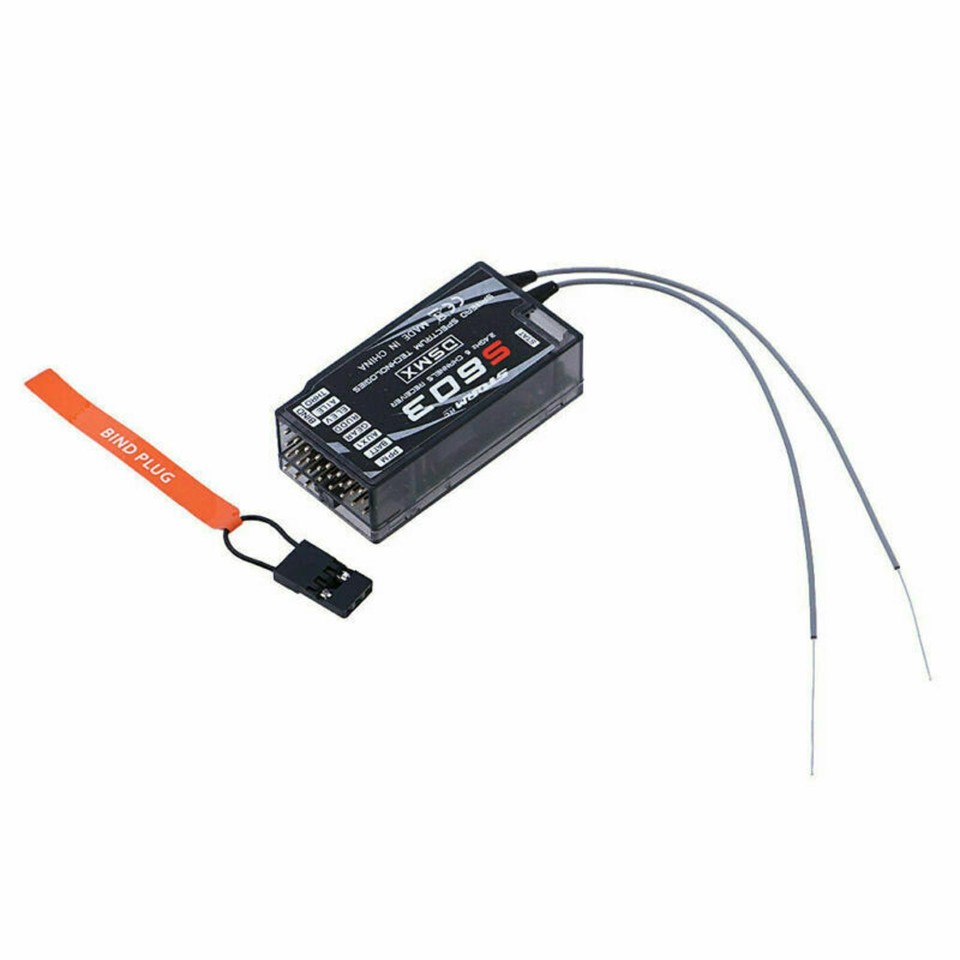 2 Modes S603 Receiver 6CH 2.4GHz For JR SPECTRUM DSM-X DSM2 Transmitter ...