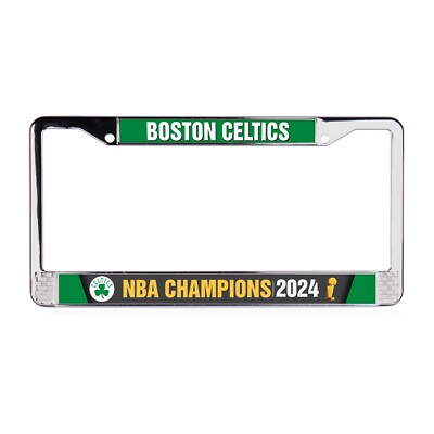 Boston Celtics NBA 2024 Champions Metal License Plate Frame | eBay