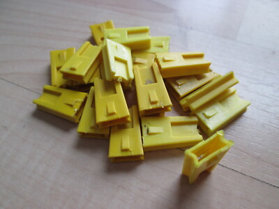 Lot of (20) Yellow Plastic Connector Clips for Custom Fuse Relay Box # ...