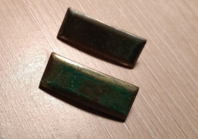 Pair WWII US Army Officer 2nd Lieutenant's Bars, Pinback | eBay