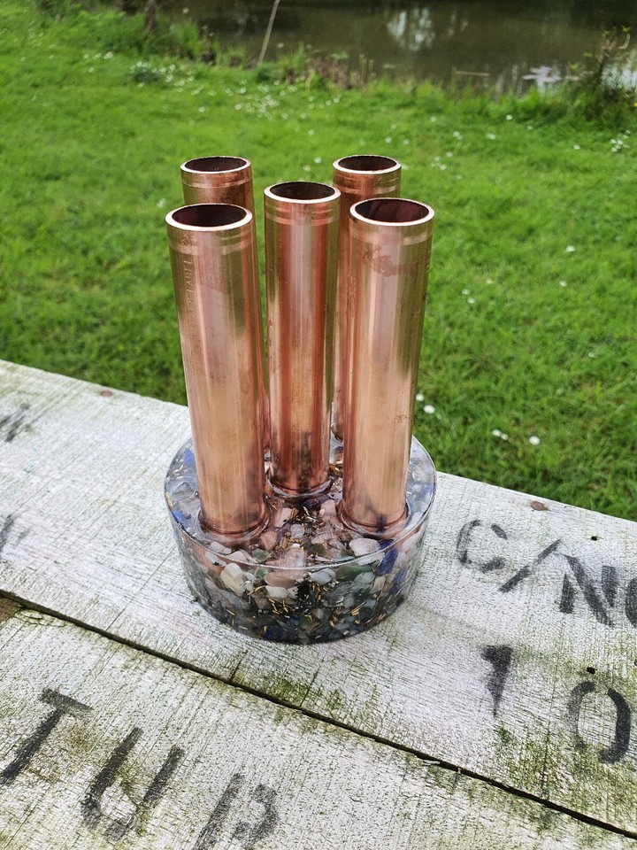 Cloudbuster Orgone Energy Generator Chembuster 5 Pipe EMF 5G Lapis ...