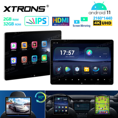 2x 14'' Android 11 Headrest Monitor Video Player Car TV Touch Screen ...