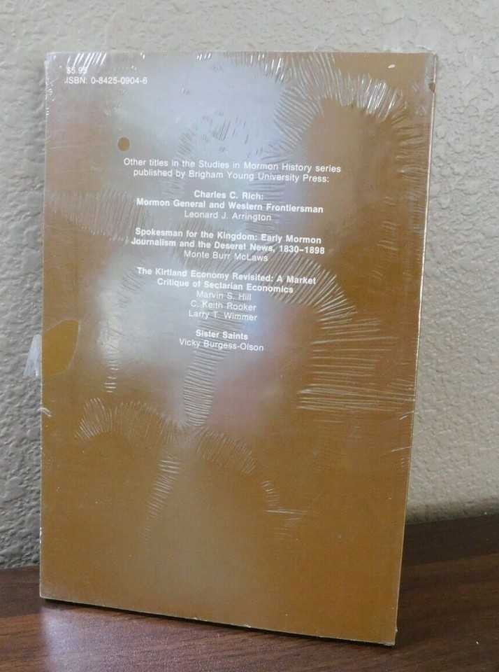 ANTI MORMONISM IN IDAHO 1872 - 92 Merle Wells BRAND NEW IN WRAP Mormon ...