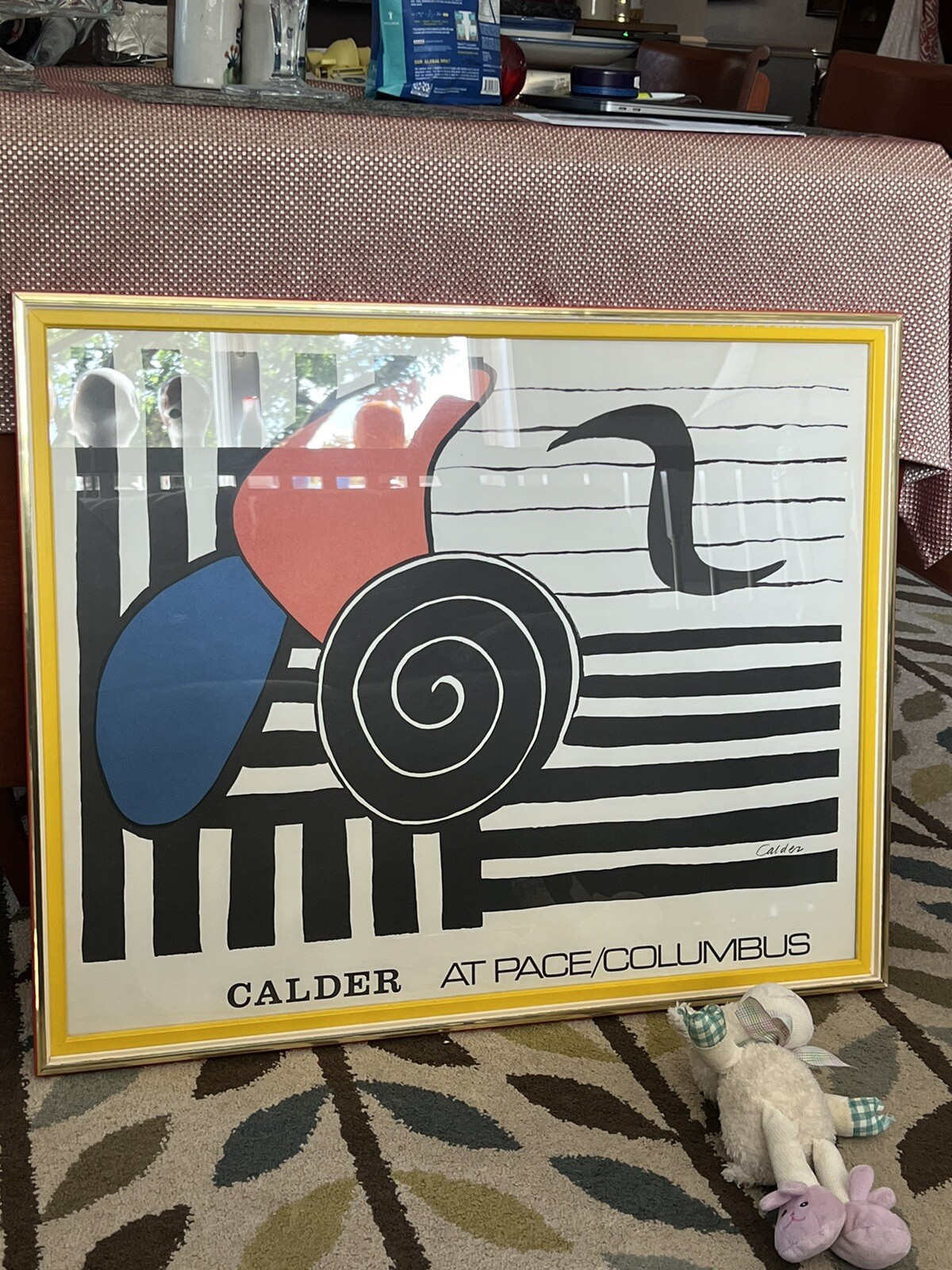 Alexander Calder Pace Columbus Exhibitation Poster 1984 Framed | eBay