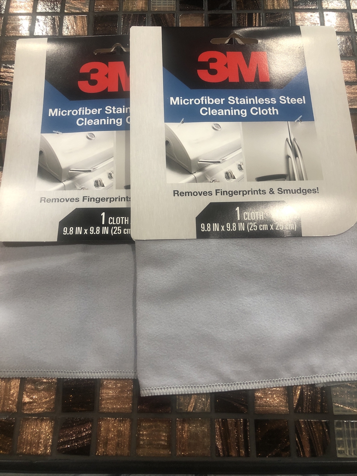 3M Microfiber Stainless Steel Cleaning Cloth 1 Cloth 2 Piece Set | eBay