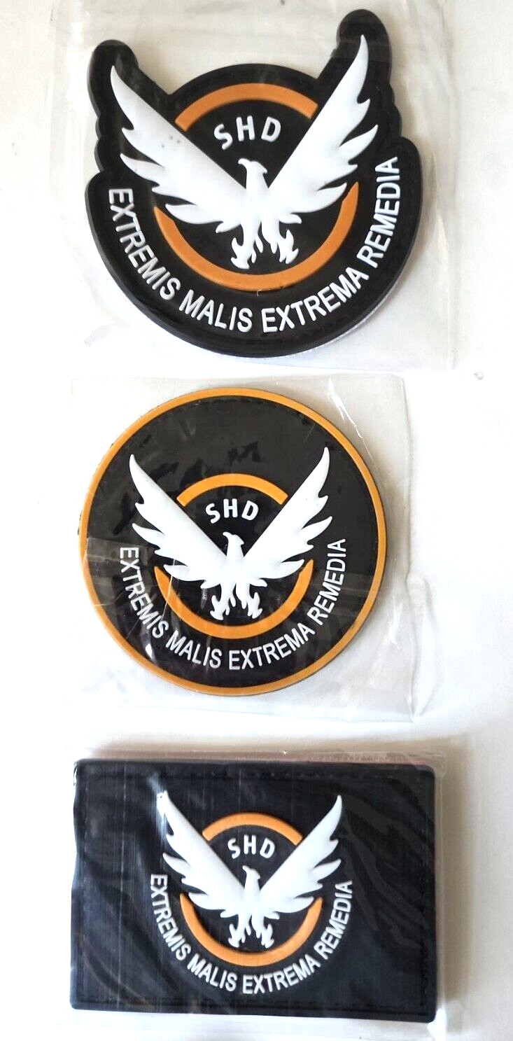 UBISOFT Tom Clancy's The Division 2: SHD Agent Patches Set of 3 - NEW ...