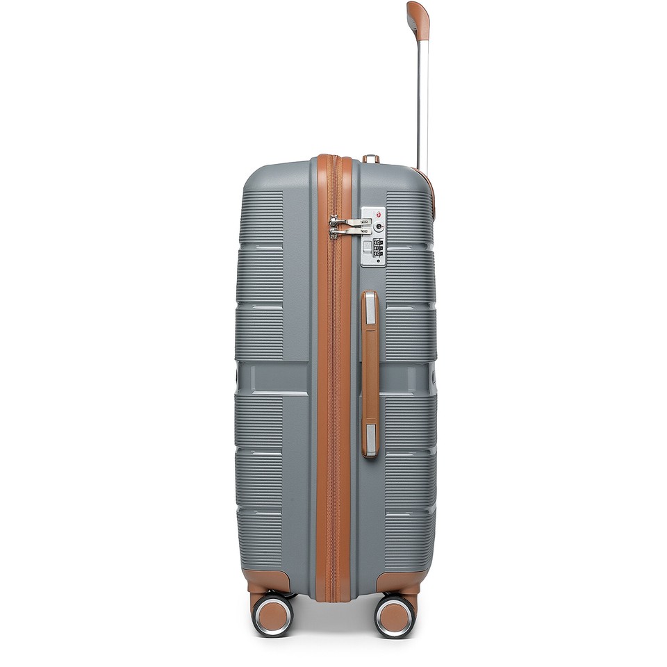 20/24/28 Inch Hard Shell PP 4 Wheels Suitcase Set Hand Cabin Luggage ...