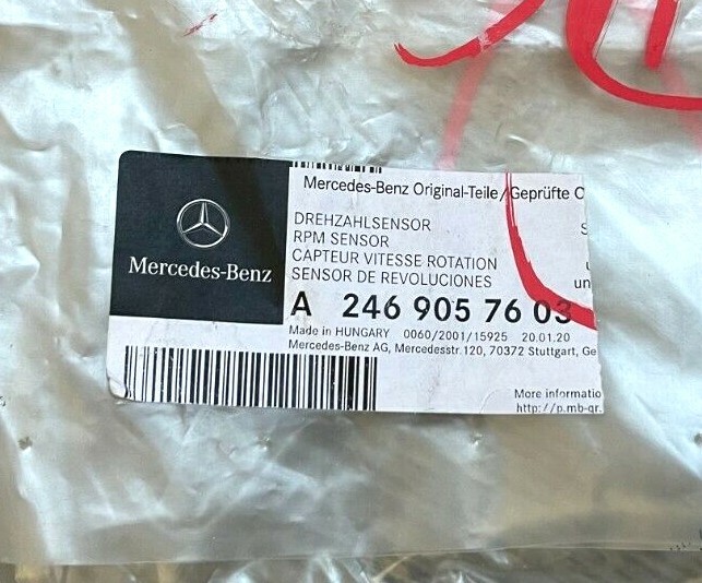 Genuine Mercedes-Benz Wheel Speed Sensor RPM ABS OE 2469057603 for sale ...