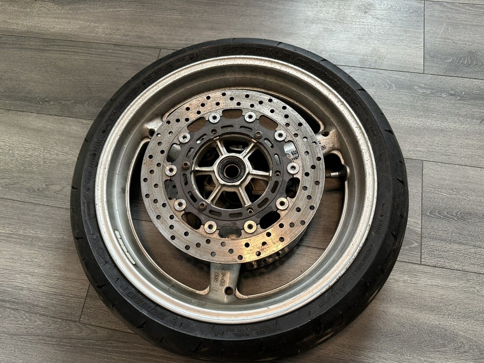 2002 Yamaha Yzf R6 Yzfr6 Front Wheel Rim W Rotors Oem YzfR6 R6 2000 ...