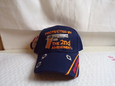 2ND AMENDMENT ADJUSTABLE BALL CAP/TRUCKERS HAT. BLUE | eBay