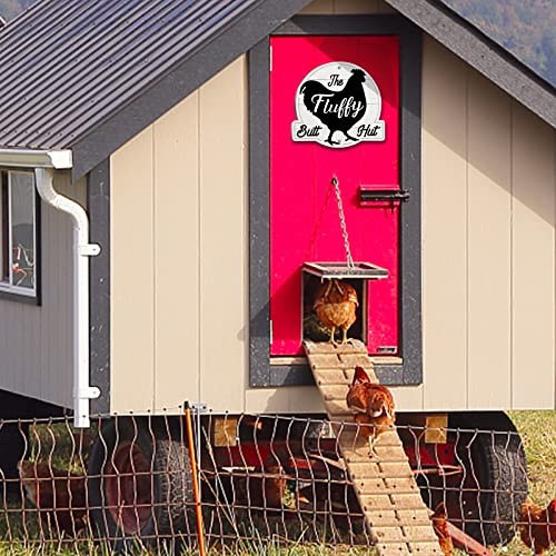 The Fluffy Butt Hut Signs,Chicken Coop Sign,Home Chicken Shed Decor ...