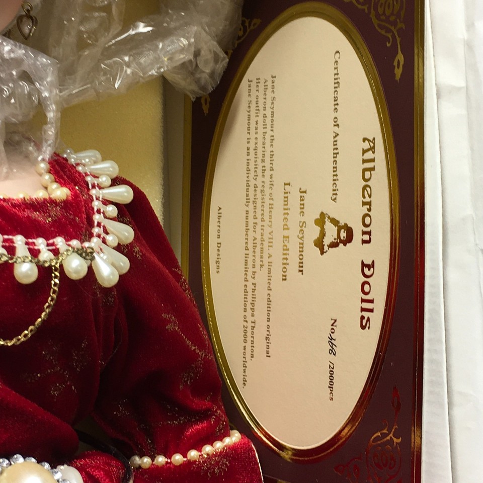 Alberon Porcelain Doll Queen Jane Seymour Rare | eBay UK
