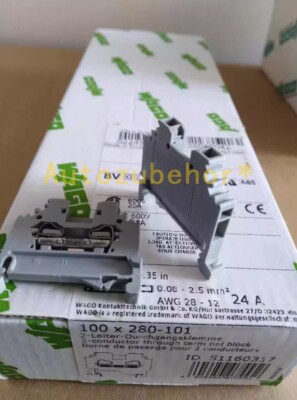 100PC 280-101 spring self-locking 2-wire terminal block/ | eBay