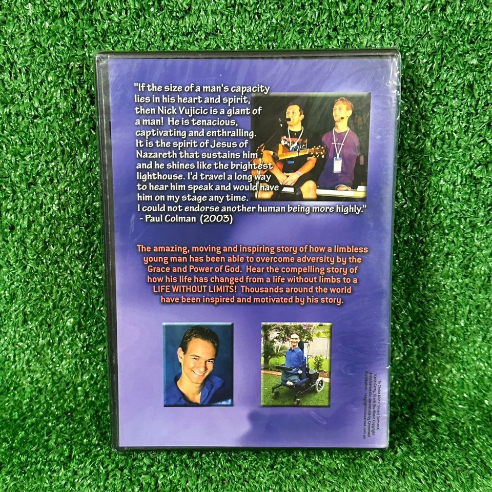 Life Without Limbs DVD No Limbs To No Limits With Nick Vujicic ...