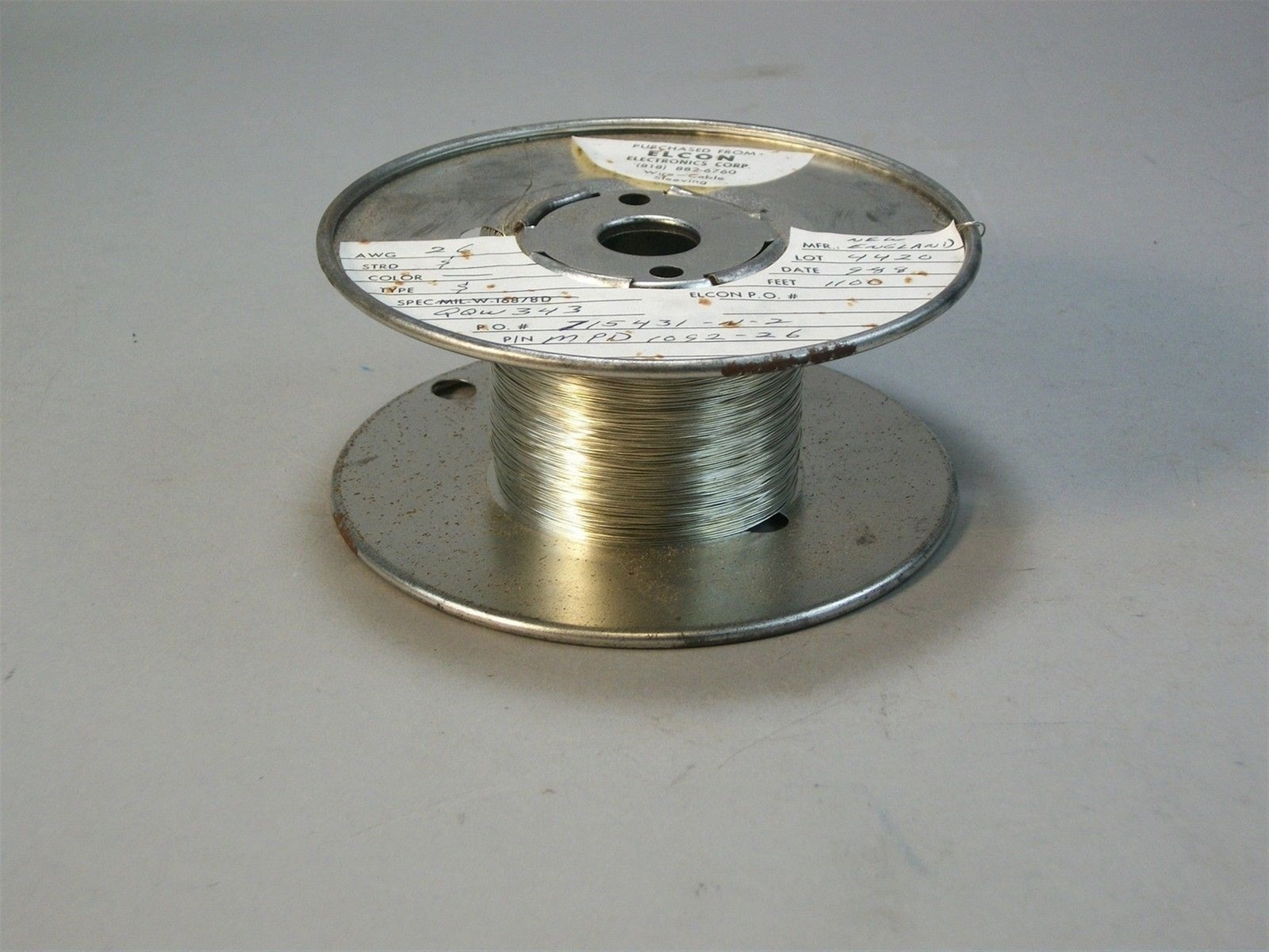 Solid Buss Wire Tinned Copper MP1092-26 | eBay