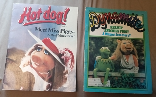 Vtg. Magazine Hot Dog 9 Meet Miss Piggy Muppets complete with poster ...