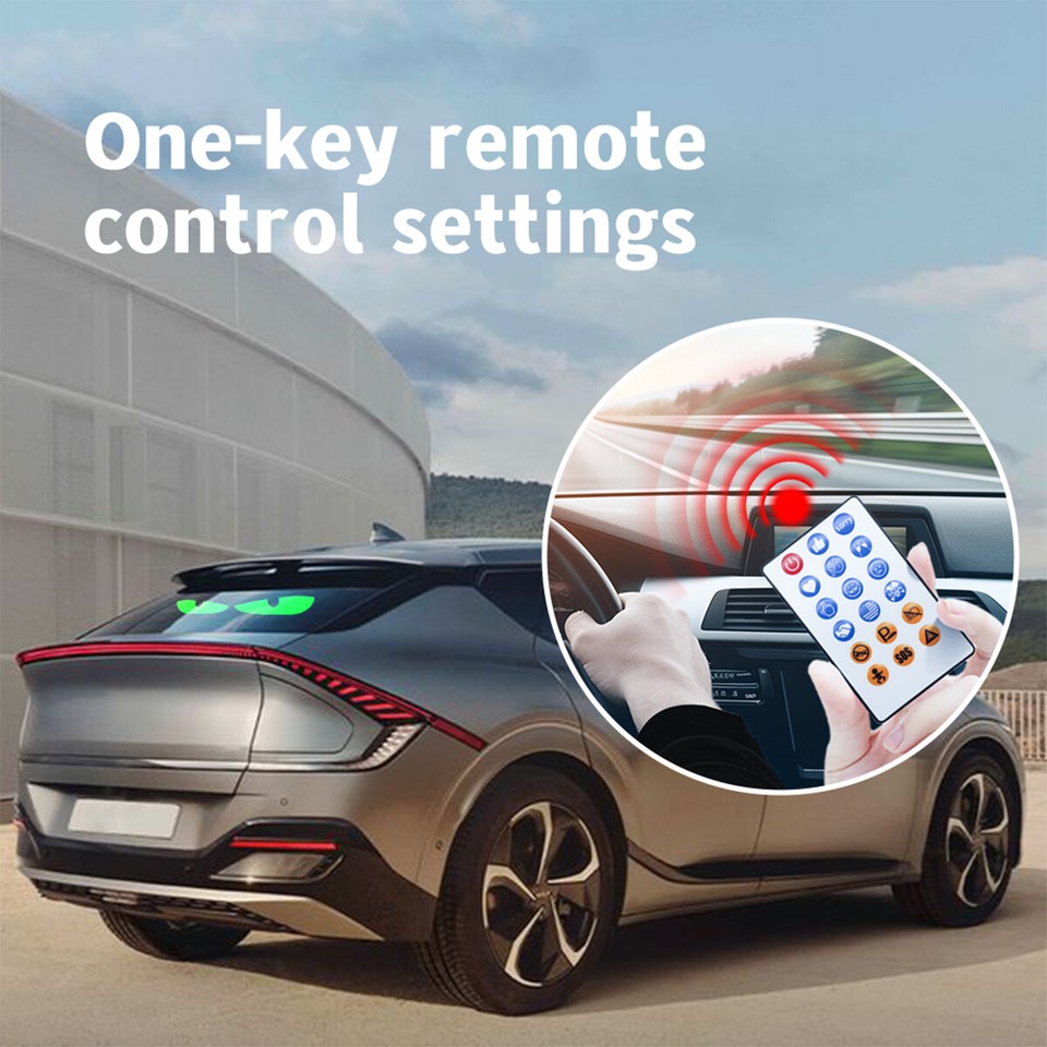 Programmable LED Display Devil Eyes Light Cars Flex Led Screen For Car ...