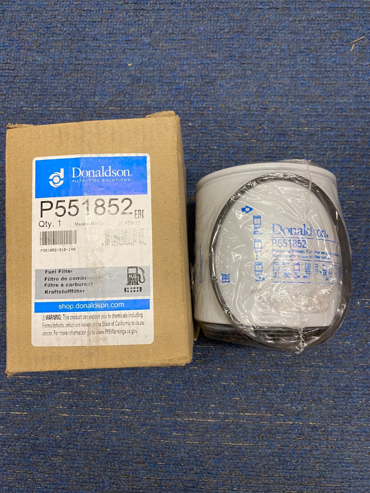 3 count Donaldson P551852 Fuel Filter Water Separators * NEW Boxed | eBay