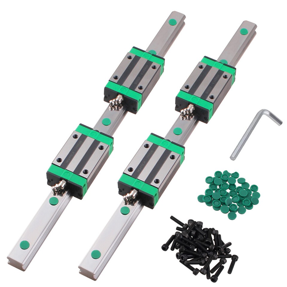 HGR20 Linear Guide Rail HGH20CA Block SFU1605 Ball Screw BF12/BK12 CNC ...