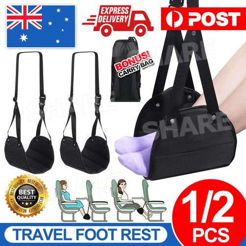 Travel Foot Rest Footrest Leg Pillow Airplane Flight Foam Cushion Sling ...
