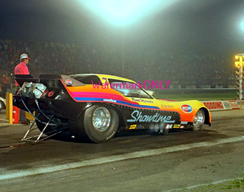 "Tom Hoover" 1979 Chevy Corvette "Showtime" NITRO Funny Car PHOTO! #(40 ...