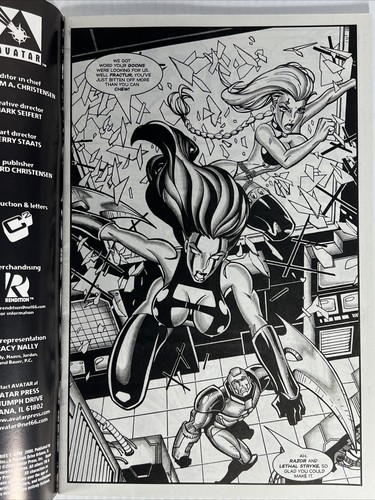 Razor The Furies #1 Adult One Shot Cover Variant Avatar Press 2000 VF ...