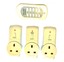 3 Wireless Remote Control Sockets Electrical 3 Pin Plug 4 Programmable ...