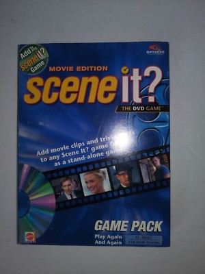 Scene It? Game Pack Movie Edition The DVD Game Family Fun Night TV ...