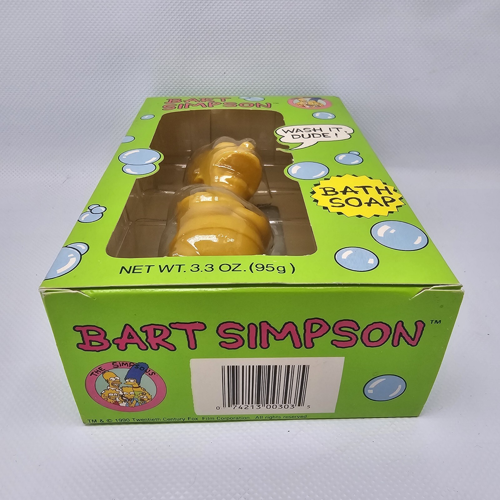 THE SIMPSONS VINTAGE 1990 BART SIMPSON WASH IT DUDE 3-D BATH SOAP | eBay