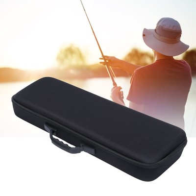 Fishing Rod Case EVA Shockproof Hard Shell Fishing Pole Reel Gear ...