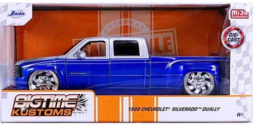 1999 Chevrolet Silverado Dually Custom KMC Wheels Two Tone Bigtime Kustoms 1:24 | eBay