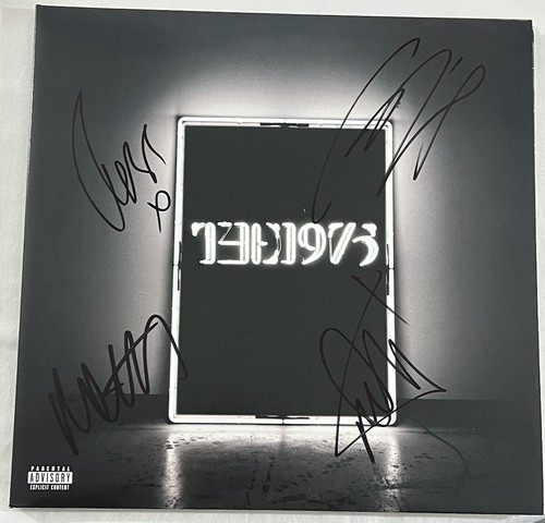 THE 1975 FULL BAND SIGNED SELF TITLED DEBUT VINYL ALBUM AUTOGRAPH ...