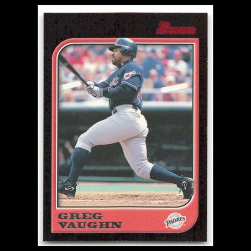 Greg Vaughn #242 1997 Bowman San Diego Padres Baseball Card MLB NM | eBay