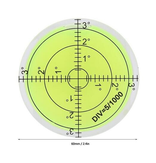 Large Transparent Bubble Level for Balances Scales Cameras ABS Material ...