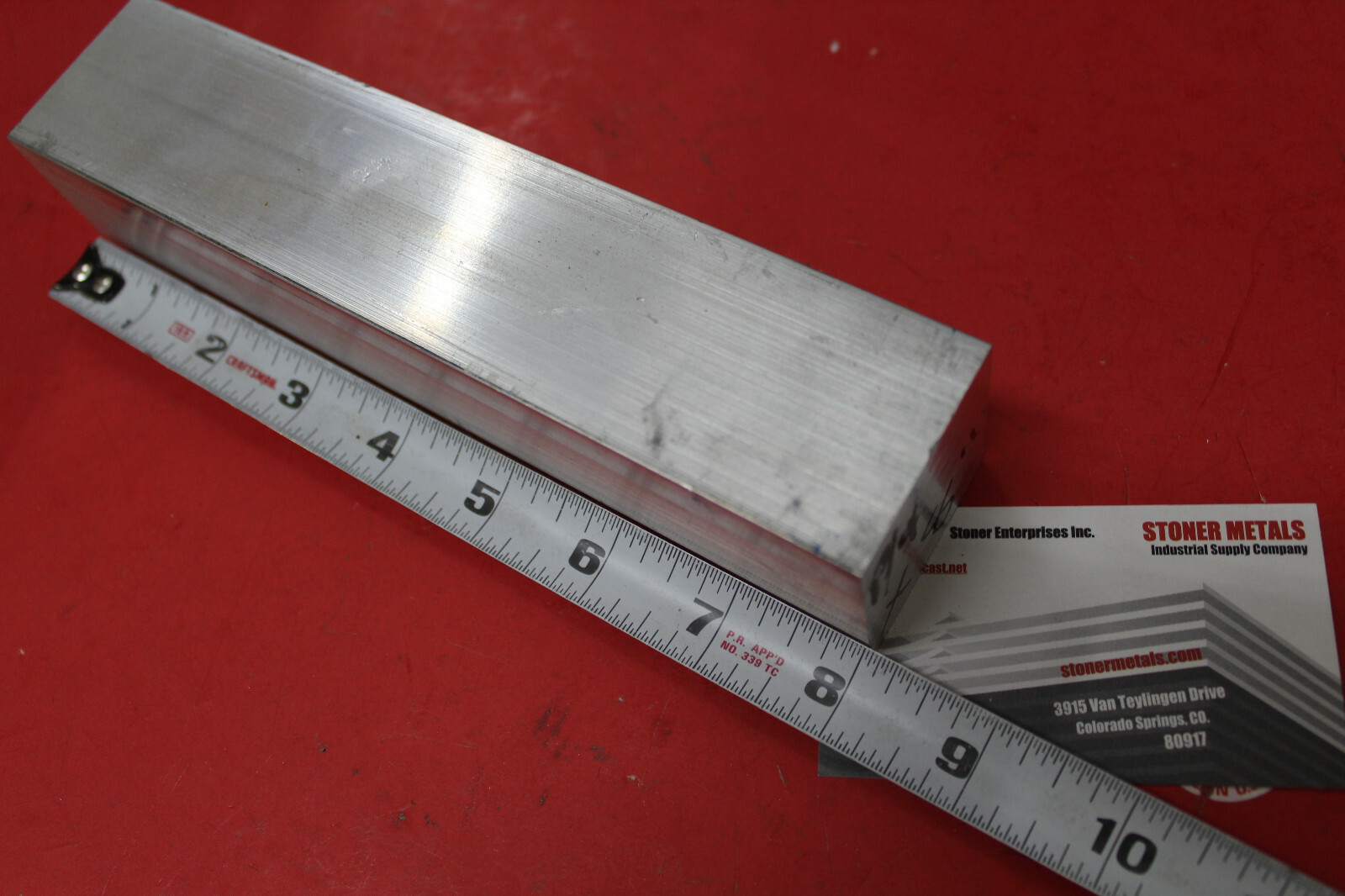 1-3/4"x 1-3/4" ALUMINUM SQUARE 6061 FLAT BAR 8" LONG SOLID Mill Stock ...