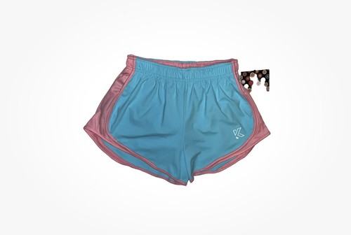 Women’s Spectrum Athletic Shorts, Small, Cyan/Pink, NWT, Lined | eBay