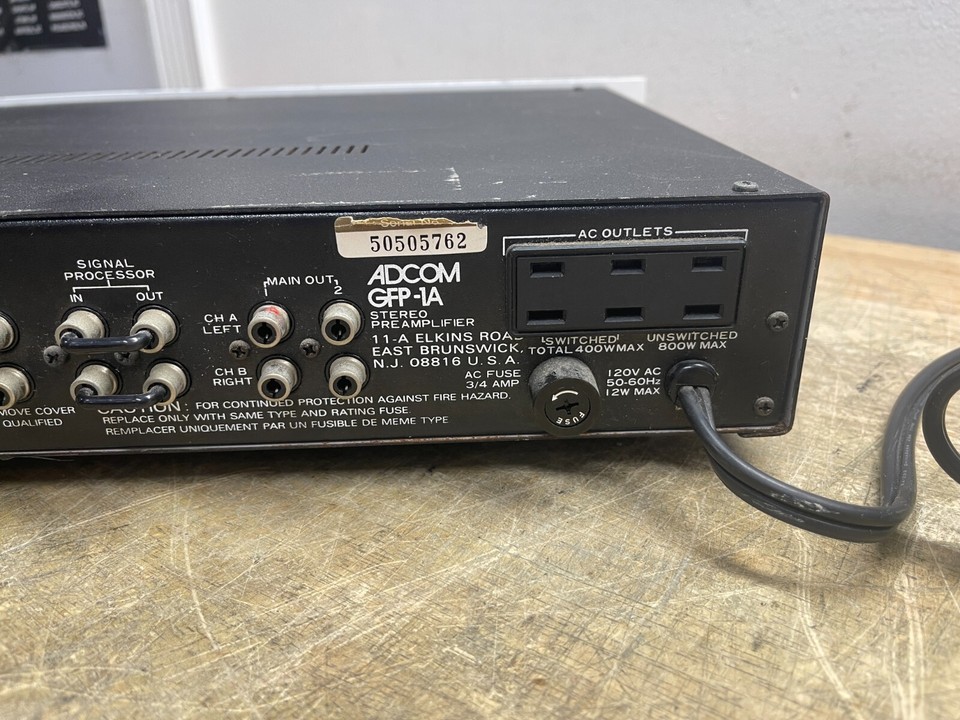 ADCOM GFP-1A Preamplifier | eBay