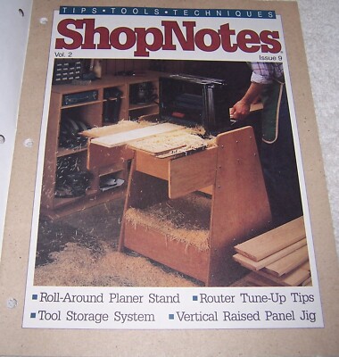 ShopNotes Magazine Issue 9 woodworking shop notes | eBay