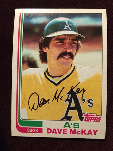 1982 Topps #534 A’s Dave McKay Baseball Card | eBay