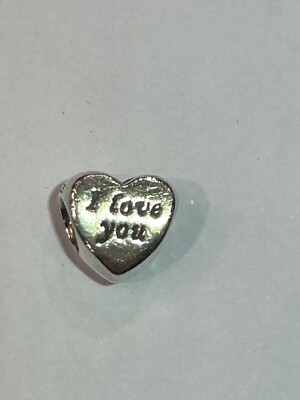 Genuine Pandora I Love You Charm | eBay UK