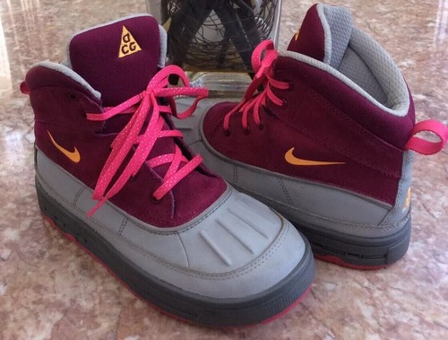 Nike WoodSide 2 High Rasp Red/Laser Orange-Pink Shoes Size 3Y #524877 ...