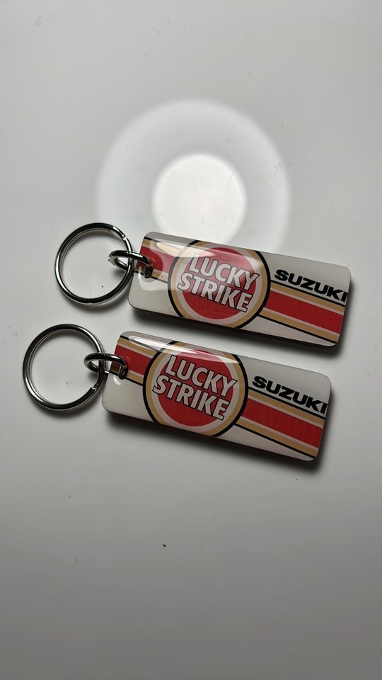 Suzuki Lucky Strike Motorcycle Key Chain 2 pack | eBay