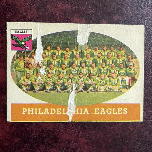 1958 Topps Set PHILADELPHIA EAGLES TEAM PHOTO CARD #109 - G/VG | eBay