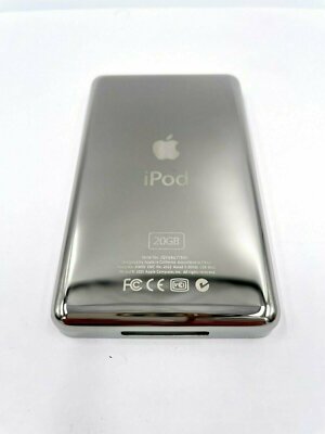 Replacement Back Housing for iPod Classic 4th / Photo 20GB Silver Plate ...
